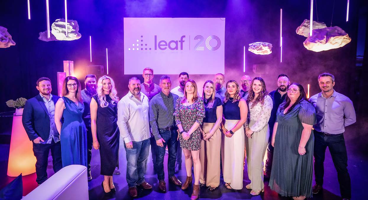 Leaf Celebrate 20th Anniversary - Business Eye